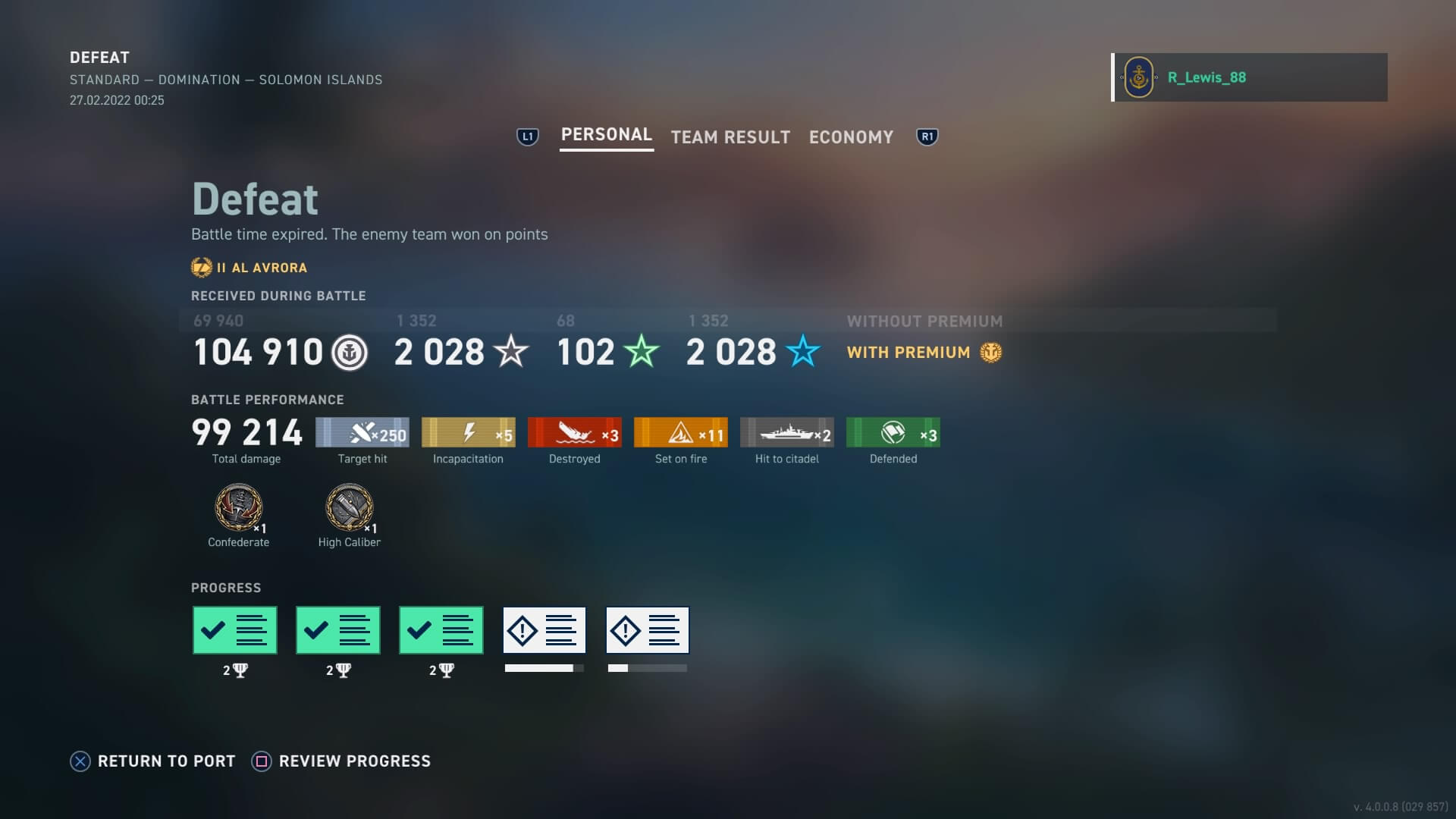 AL Avrora – WoWS: Legends – Stats + Builds – Tier II Cruiser