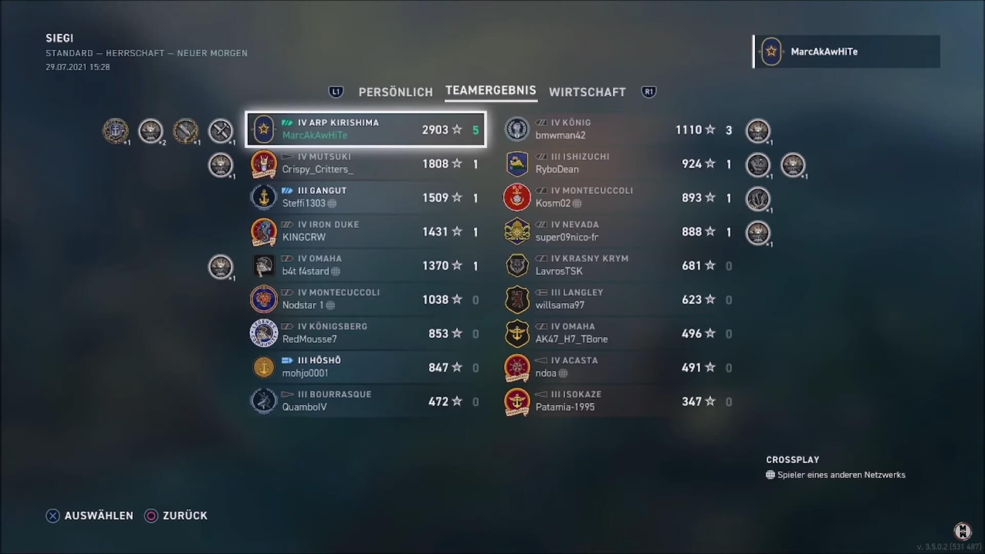 ARP Kirishima – WoWS: Legends – Stats + Builds – Tier IV Battleship