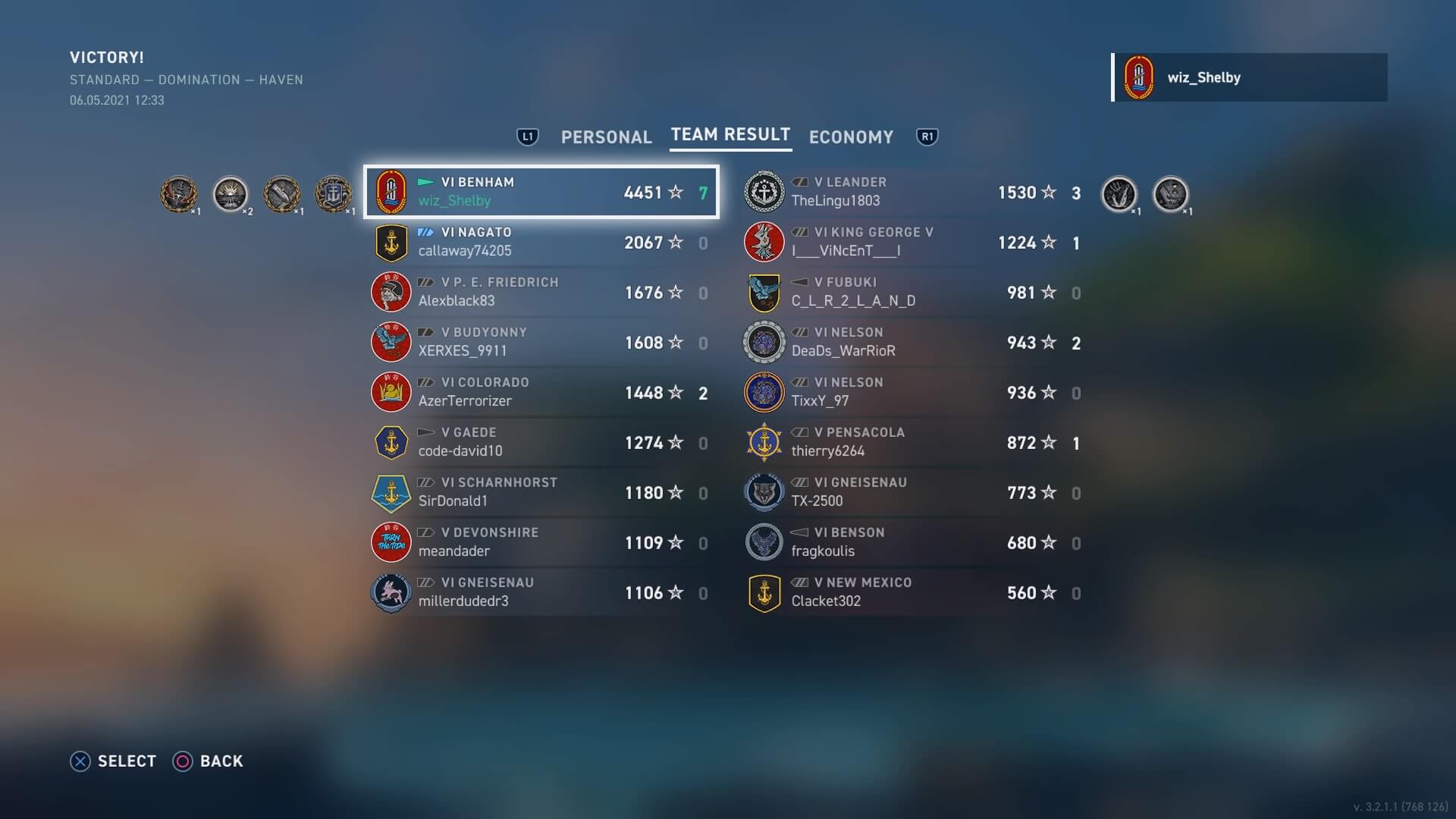 Benham – WoWS: Legends – Stats + Builds – Tier VI Destroyer