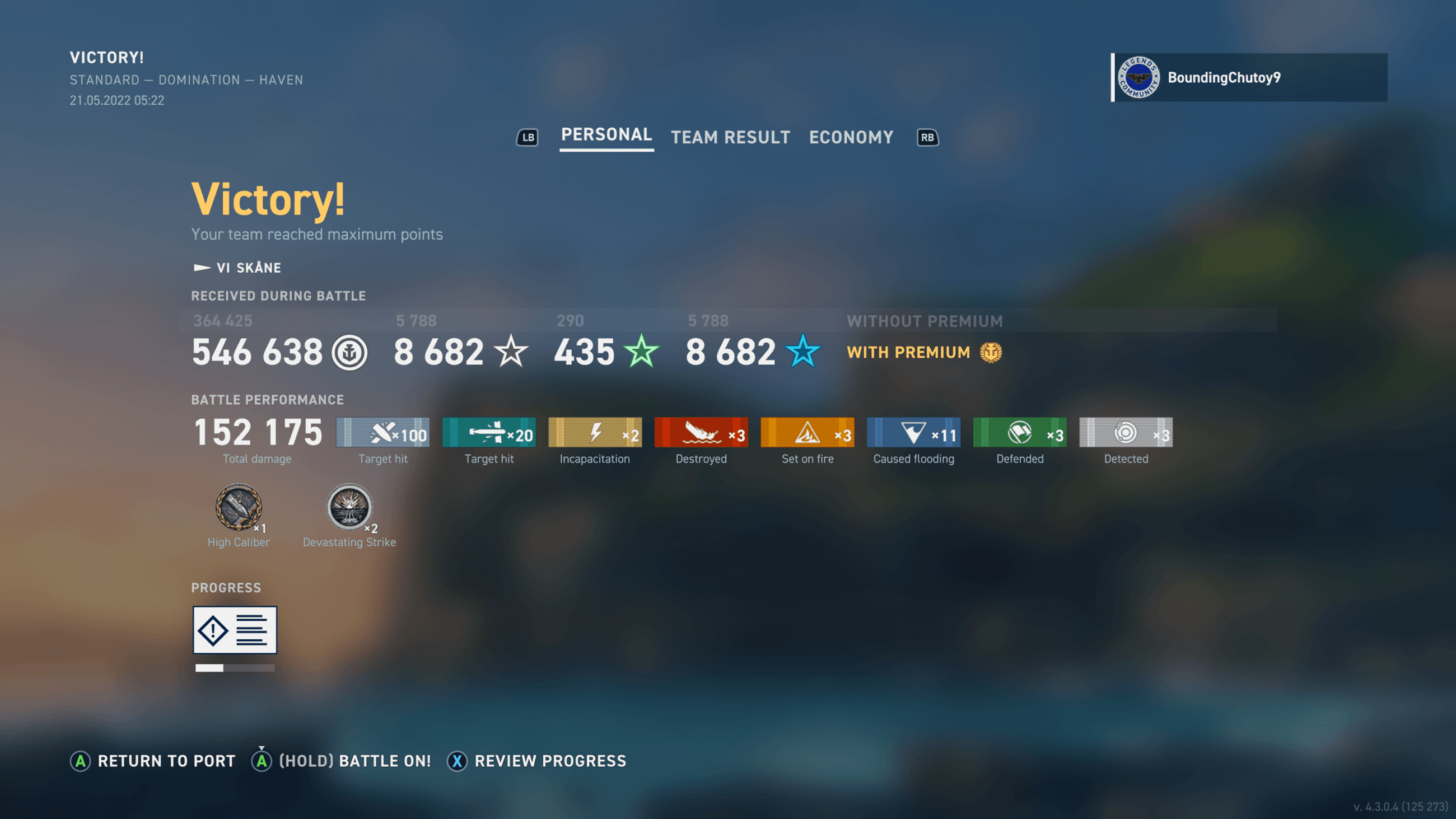 Skåne – WoWS: Legends – Stats + Builds – Tier VI Destroyer