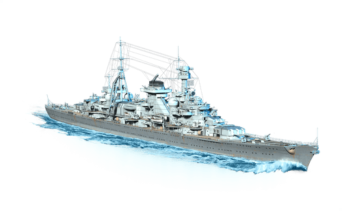 Roon – WoWS: Legends – Stats + Builds – Tier VIII Cruiser