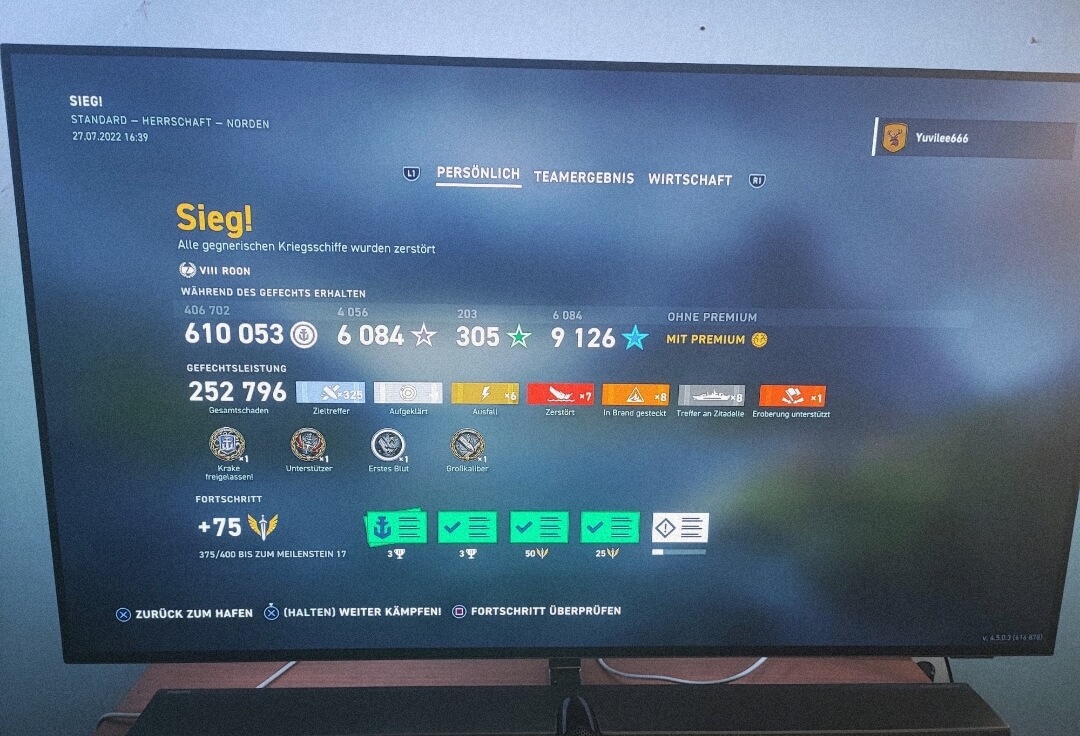 Roon – WoWS: Legends – Stats + Builds – Tier VIII Cruiser