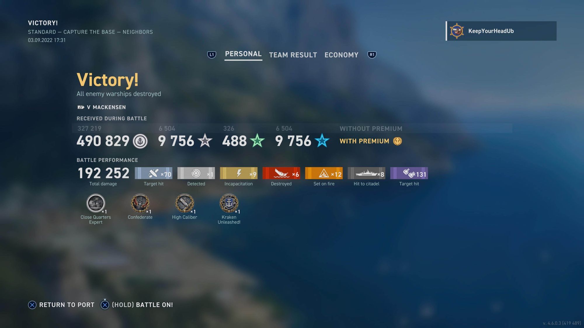 Mackensen – WoWS: Legends – Stats + Builds – Tier V Battleship