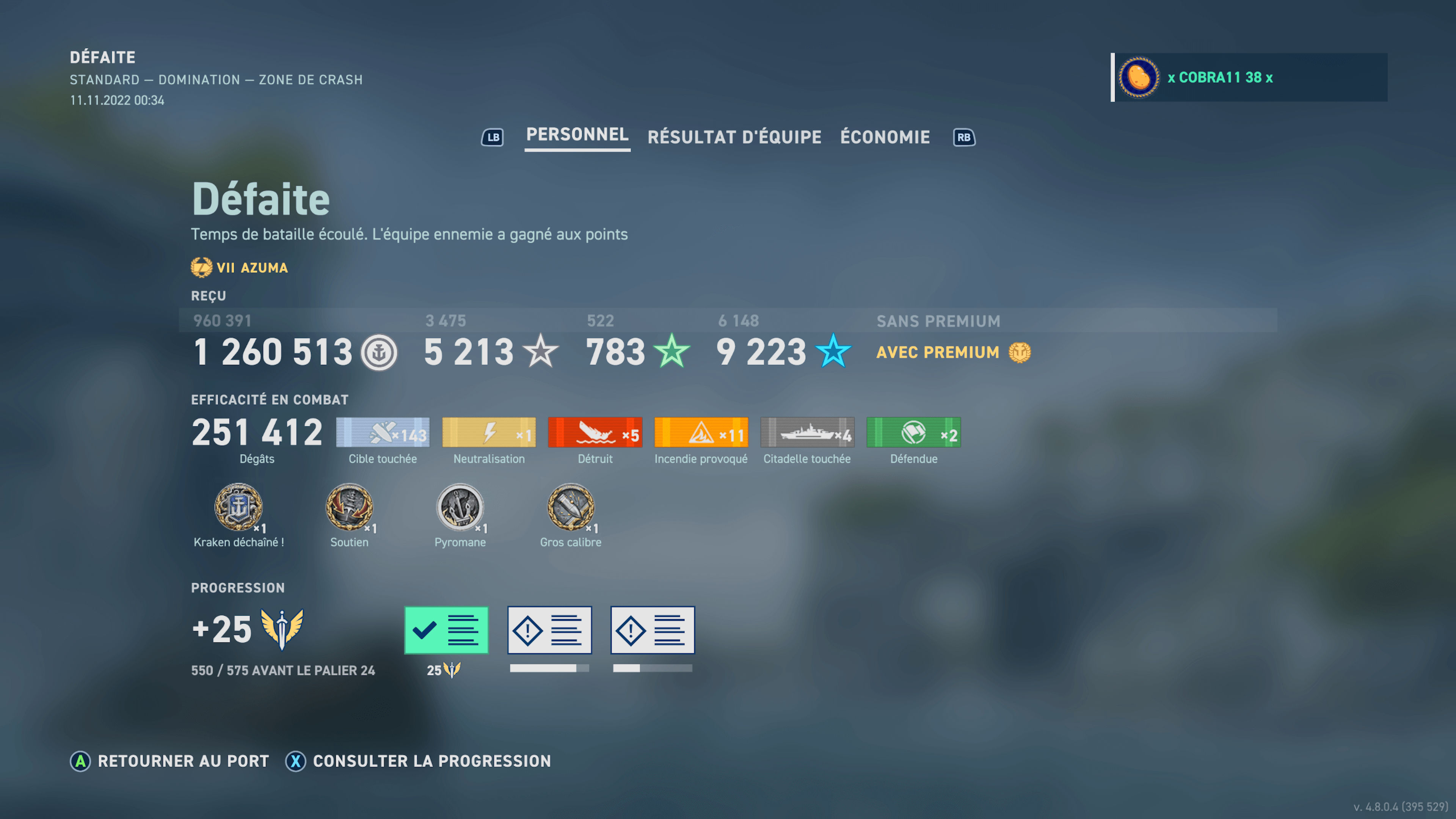 Azuma – WoWS: Legends – Stats + Builds – Tier VII Cruiser