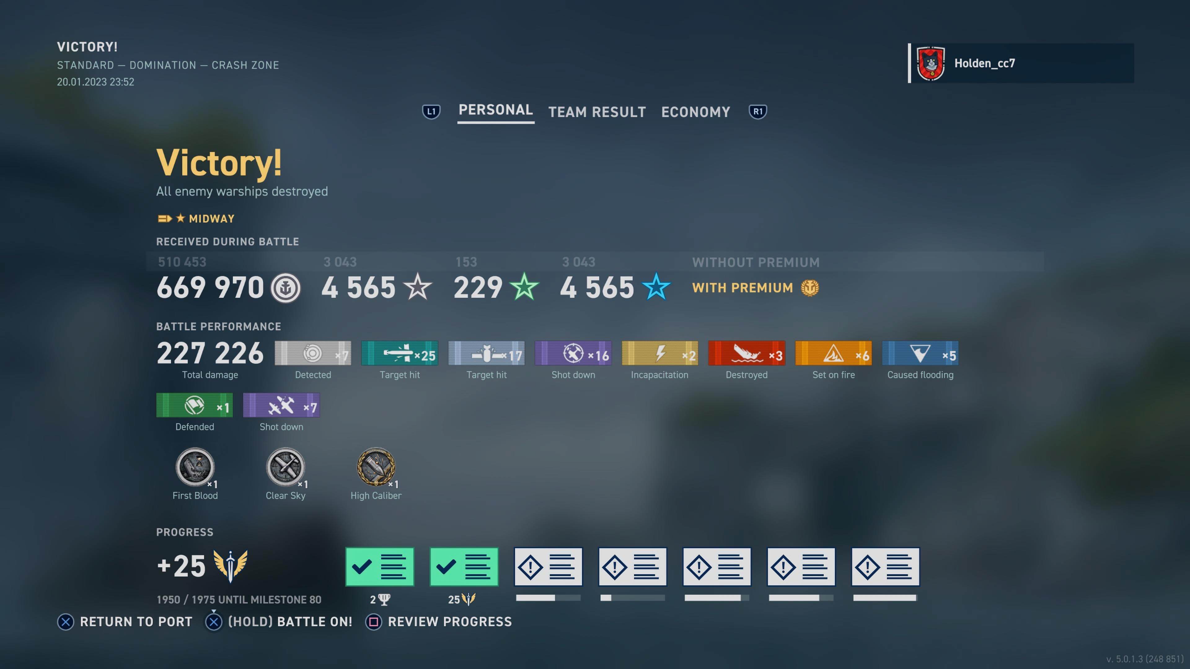 Midway – WoWS: Legends – Stats + Builds – Tier ★ Aircraft Carrier