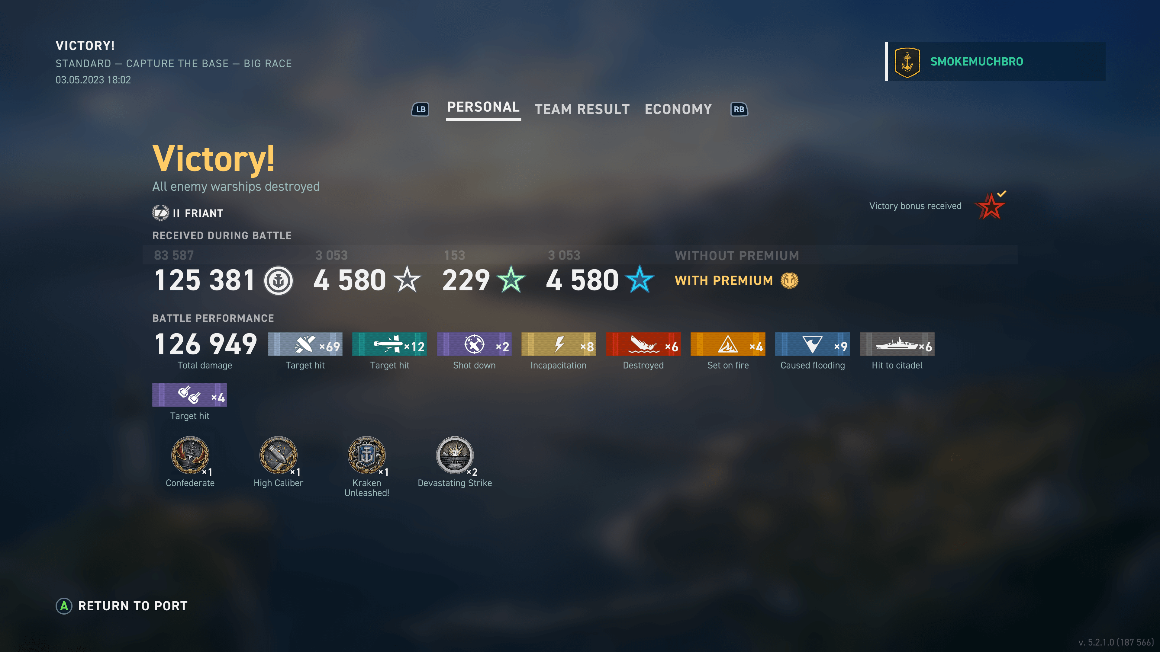 Friant – WoWS: Legends – Stats + Builds – Tier II Cruiser