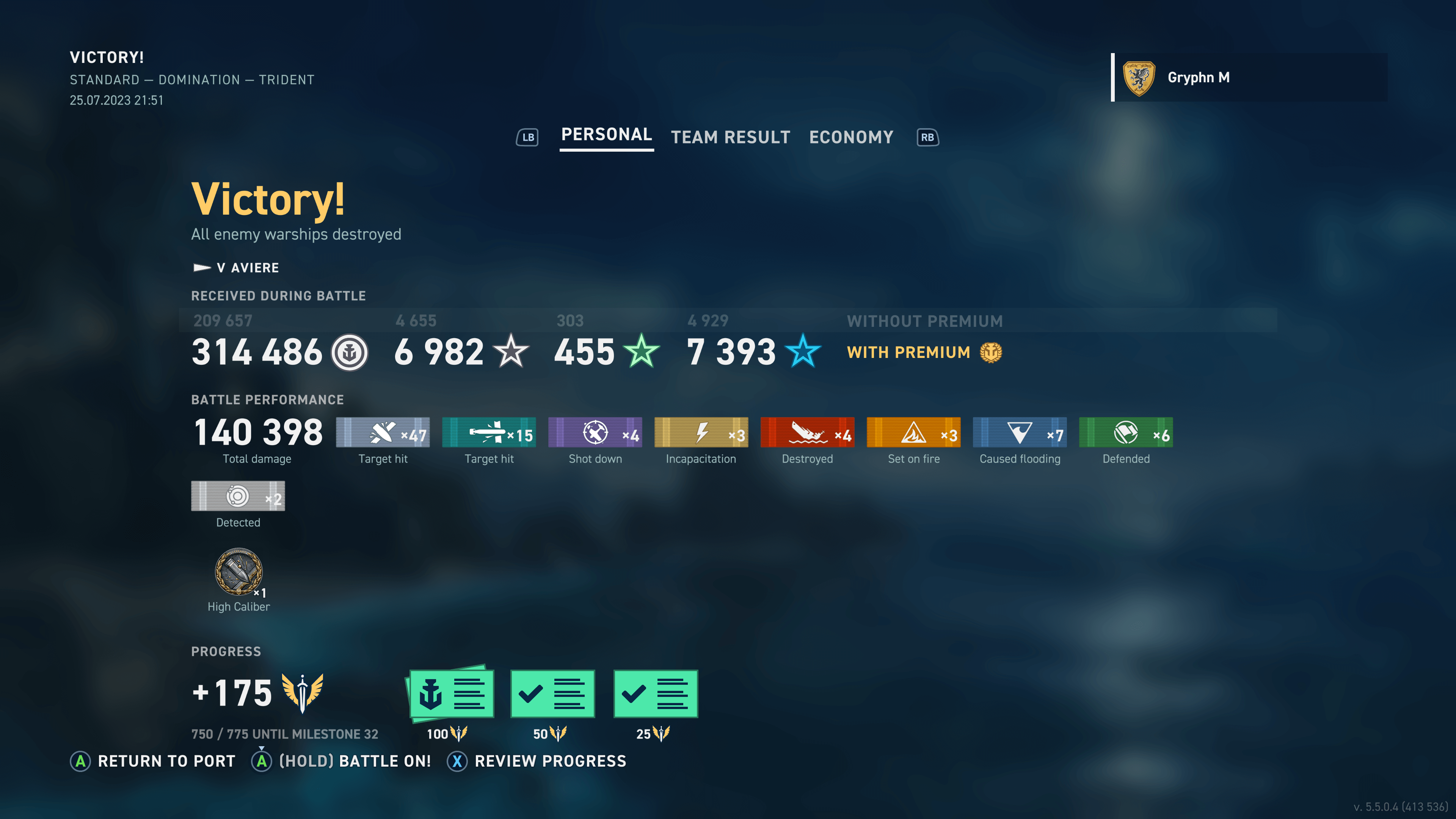 Aviere – WoWS: Legends – Stats + Builds – Tier V Destroyer