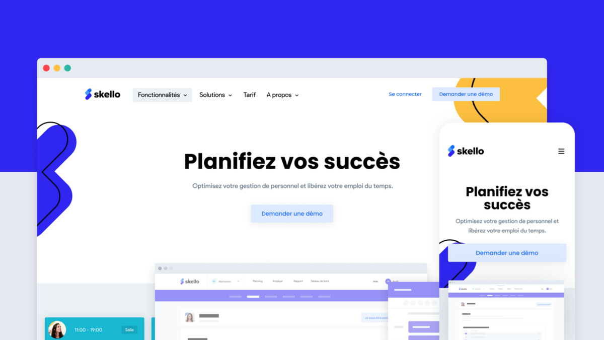 Avec Skello, planifiez vos succès