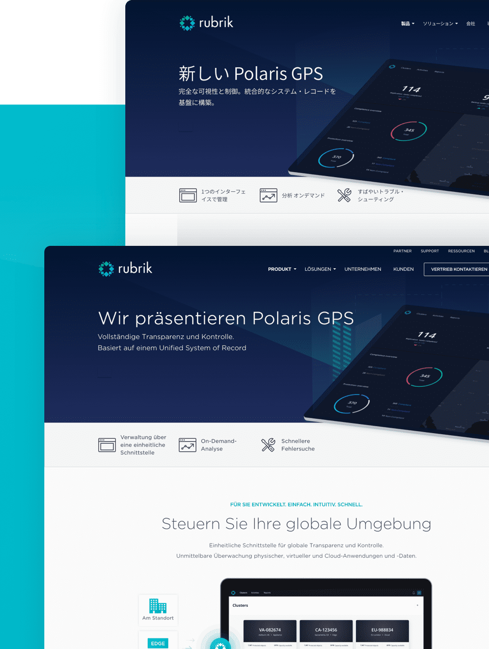 Rubrik • Website development | by Pixelmatters