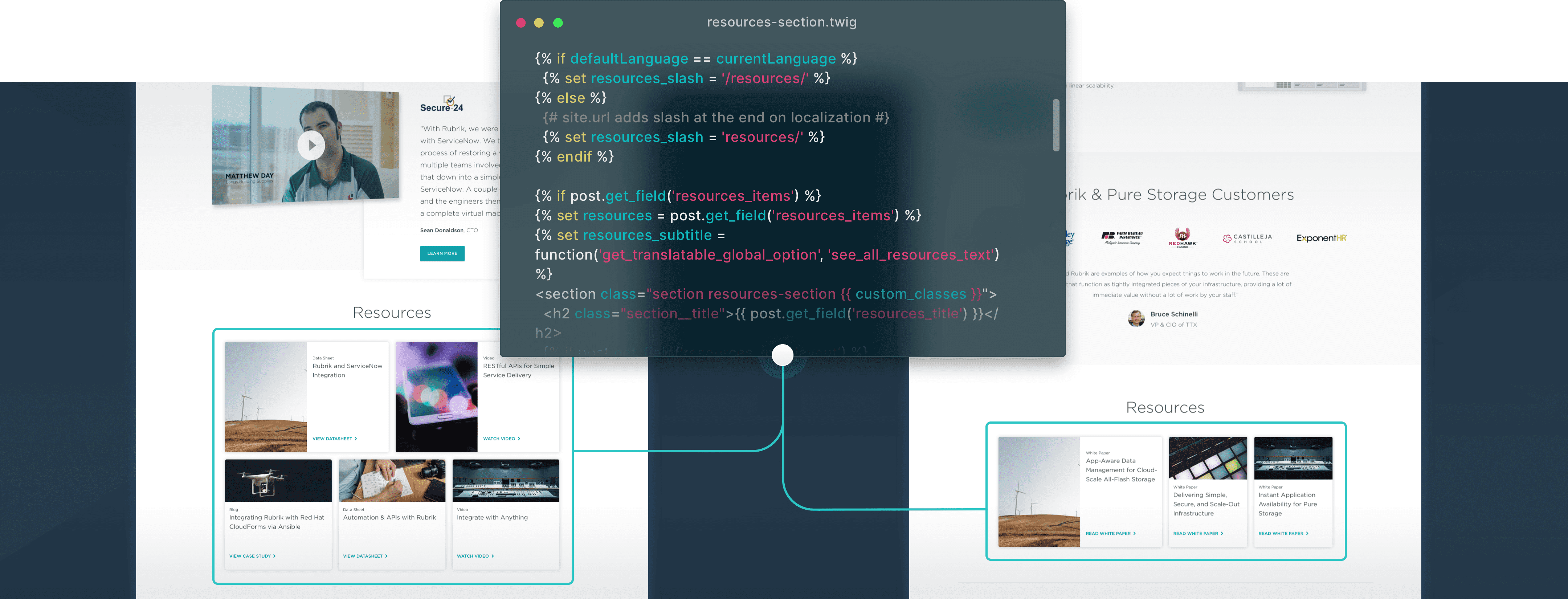 Rubrik • Website development | by Pixelmatters