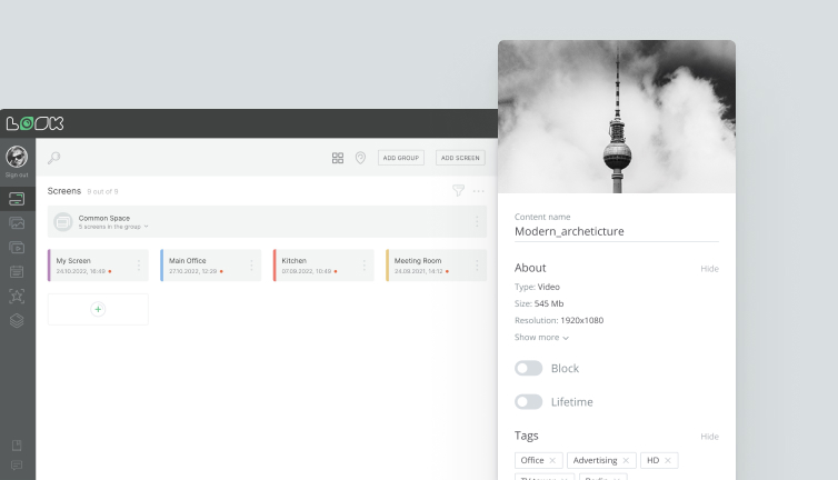 Knowlege-base: User interface