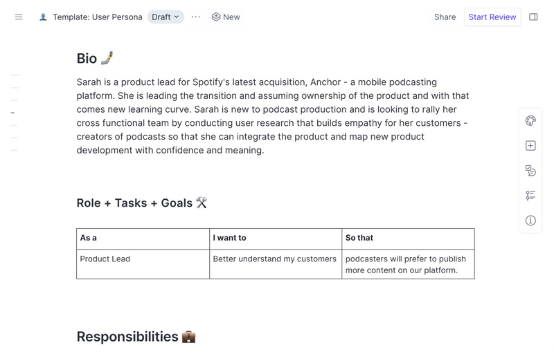 Almanac Template: UX Interview Toolkit Process