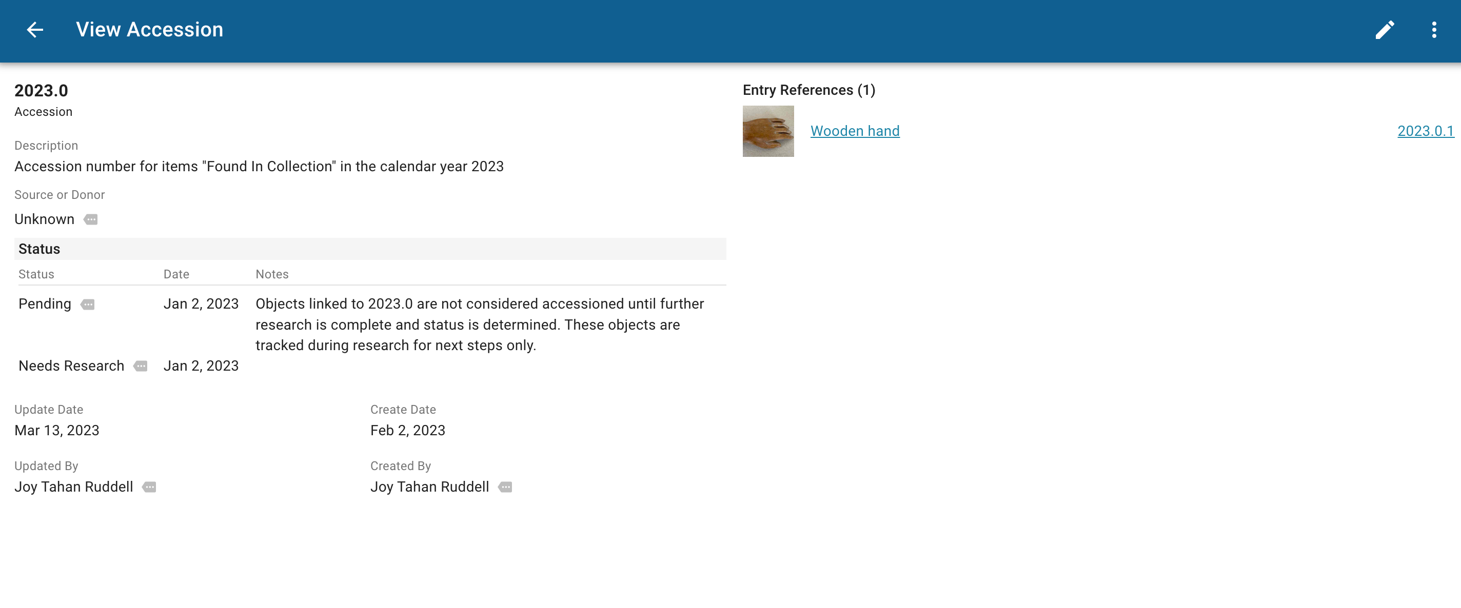 MasterIt | Tracking “Found in Collections” Objects with CatalogIt - CatalogIt
