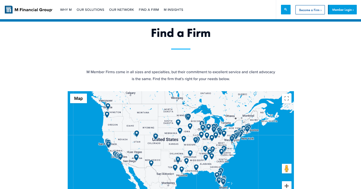 M Financial Has Member Firms Across the U.S.