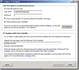 Running Automated Tests from Microsoft Test Manager