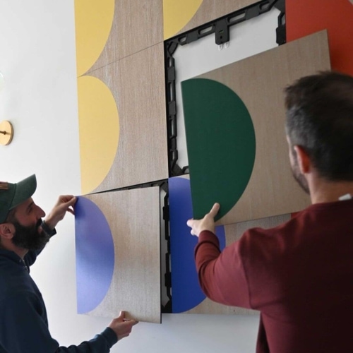 Spacekit Wall Art System - Designed by you. A snap to install.