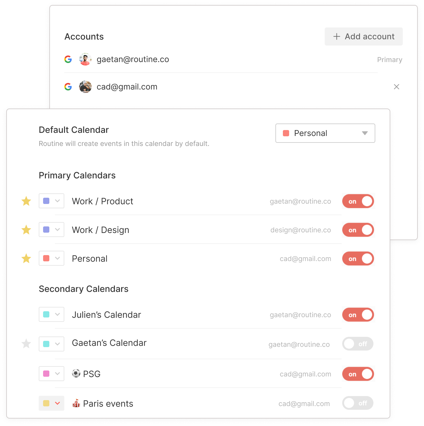 Planner for Routine | Feature