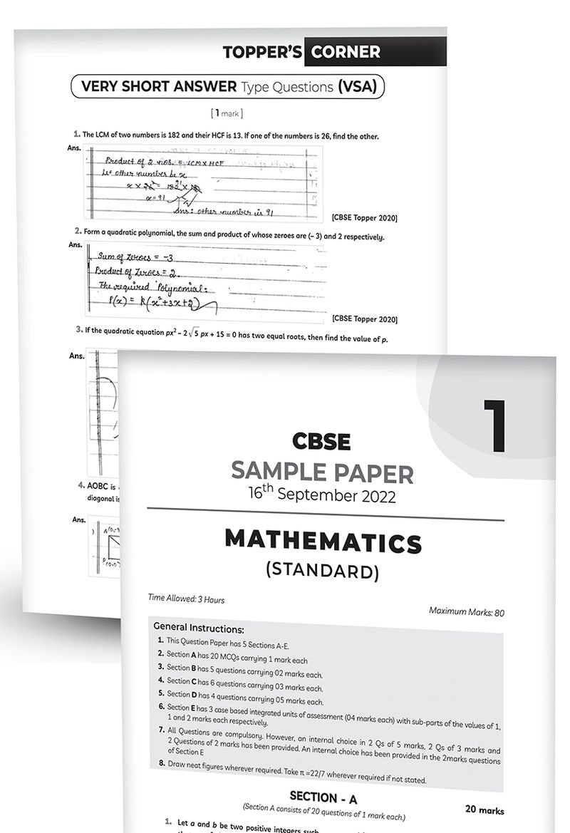 CBSE Class 10 Math Sample Paper 2023