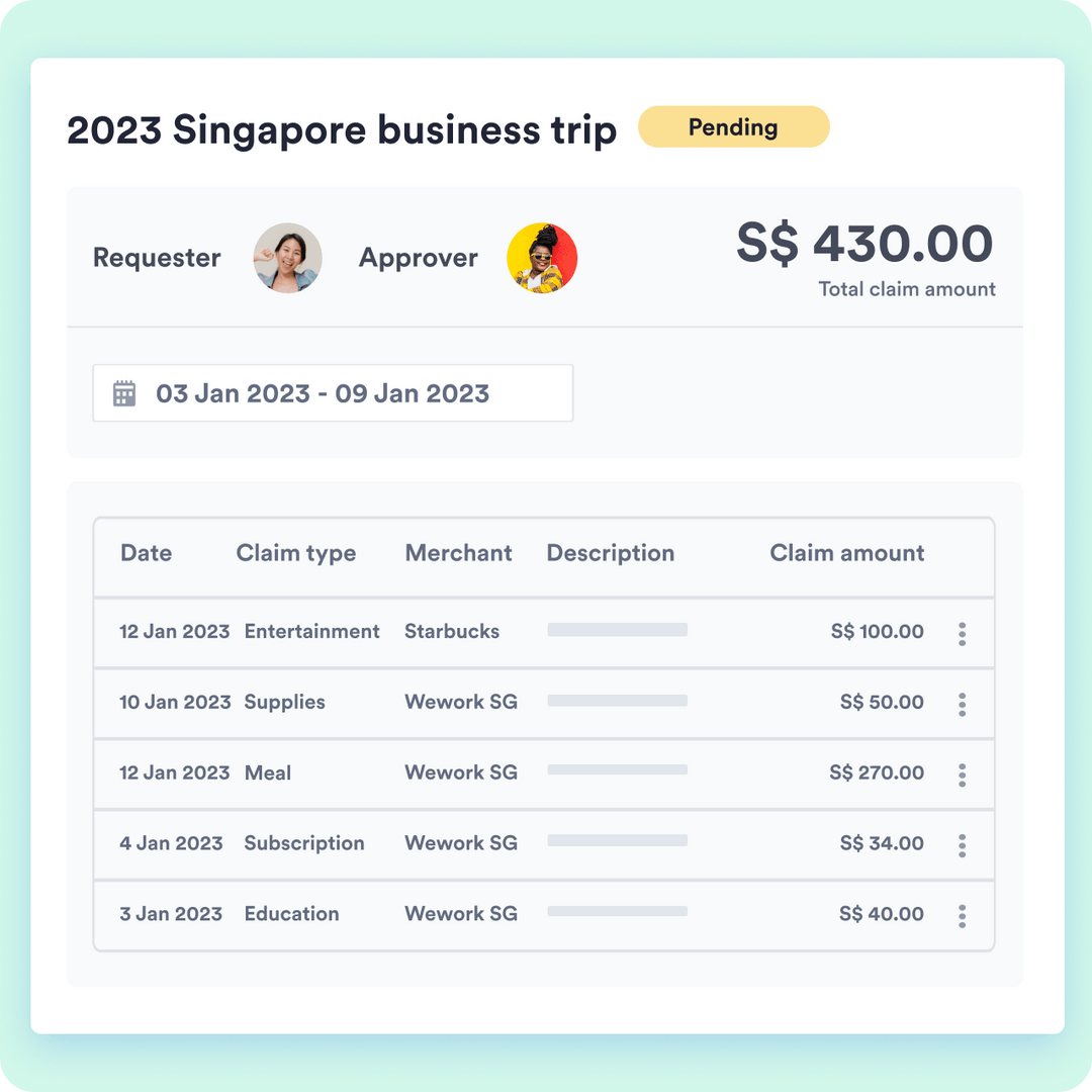 Staff Expense-claims Software Software for Singapore SMEs | Swingvy