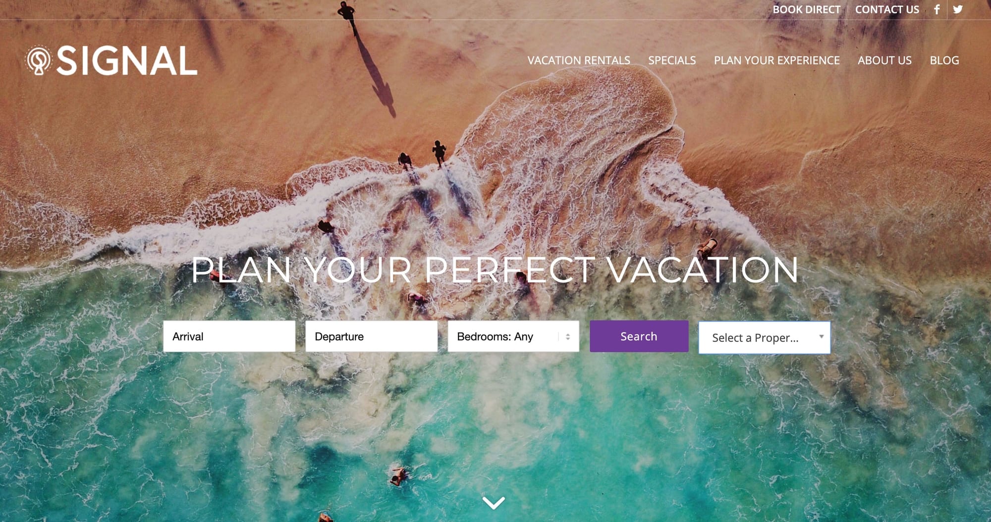 Direct Booking Engine and Website Builder | Signal | Beyond