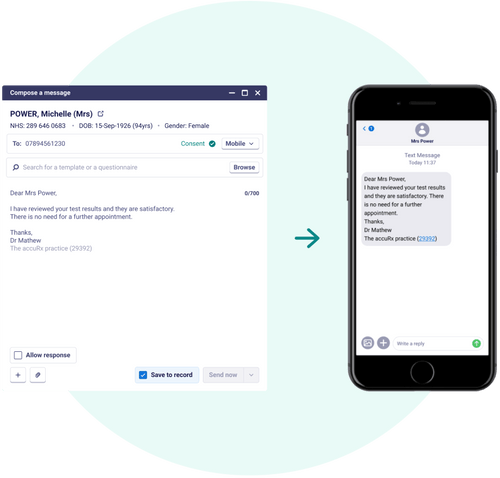 Accurx for Primary Care