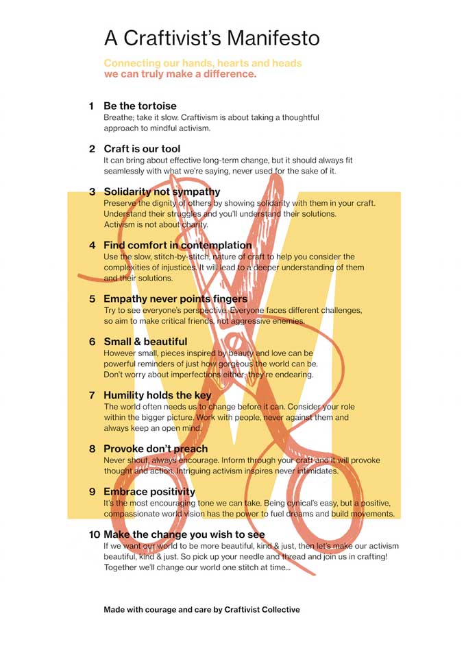 Craftivism Offers an Alternative To Traditional Protests as a Powerful ...