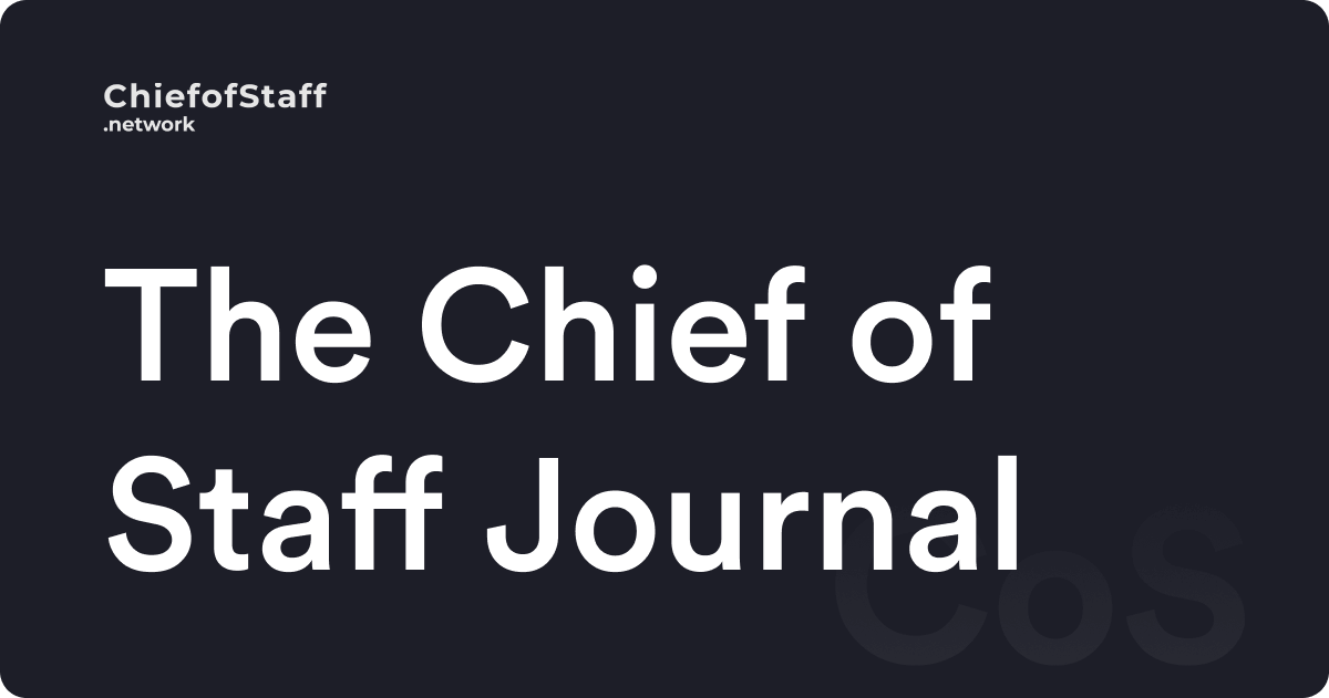 Blog | Chief of Staff Network
