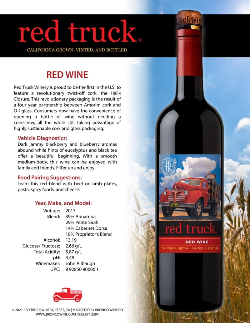 Bronco Trade | Red Truck Winery