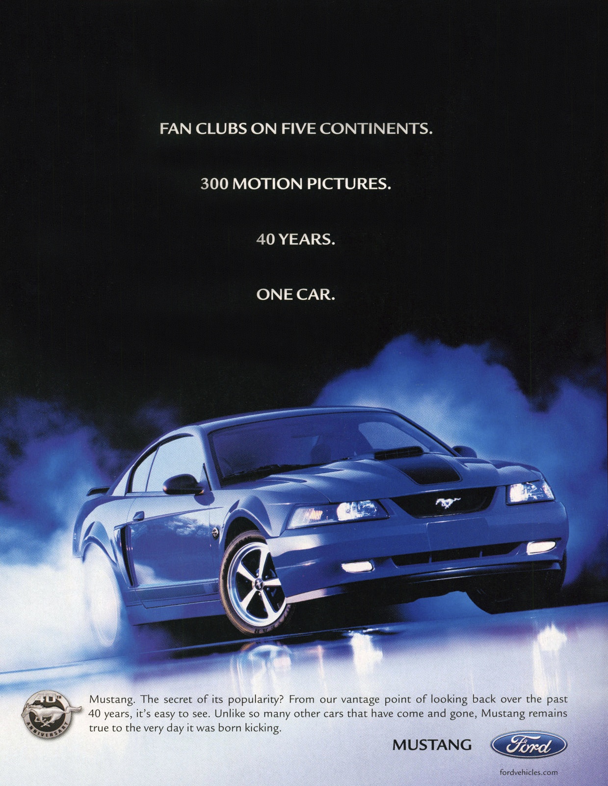 Ford Mustang Advertising - 1964 to 2015