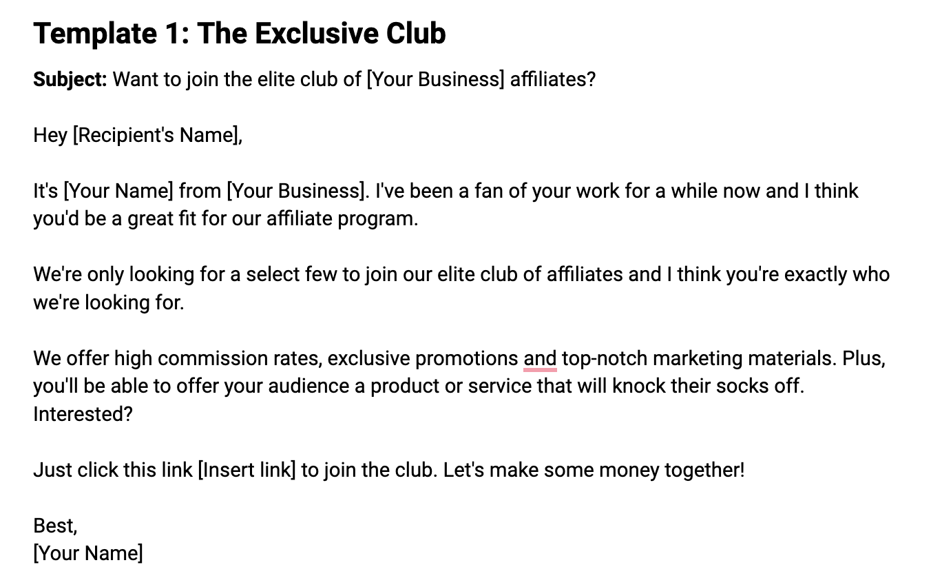 10+ Affiliate Recruitment Email Templates & Examples to Steal
