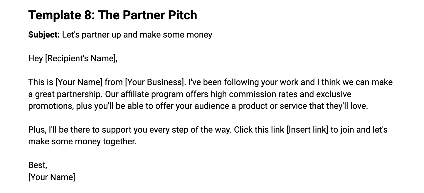 10+ Affiliate Recruitment Email Templates & Examples to Steal