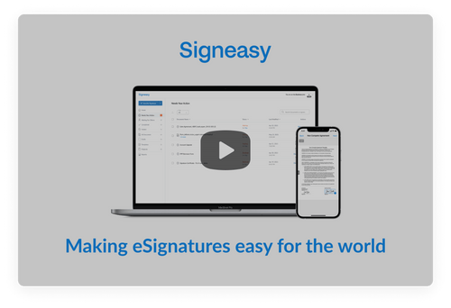 Electronic Signature to Sign Documents Online | Signeasy