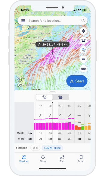 Marine Forecast by savvy navvy