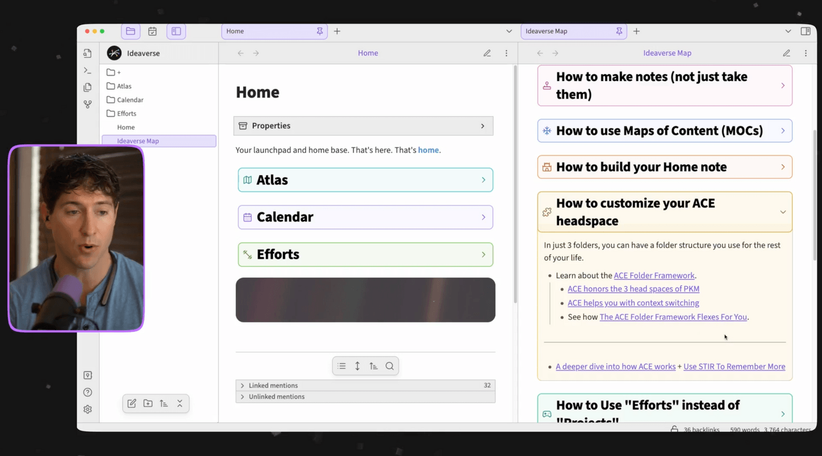 Ideaverse Lesson 1: Overview of Ideaverse for Obsidian