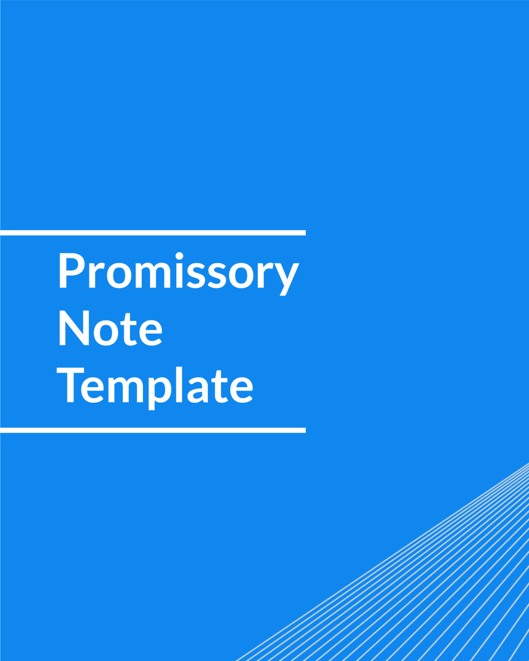 Free Promissory Note Template in Word & PDF | Signeasy
