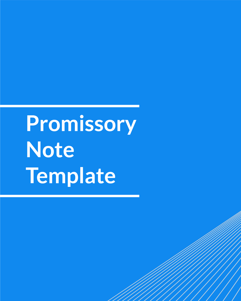 Free Promissory Note Template in Word & PDF | Signeasy