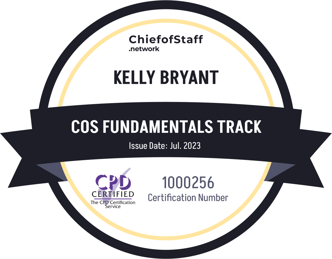 Kelly Bryant | Chief of Staff Network Alumni