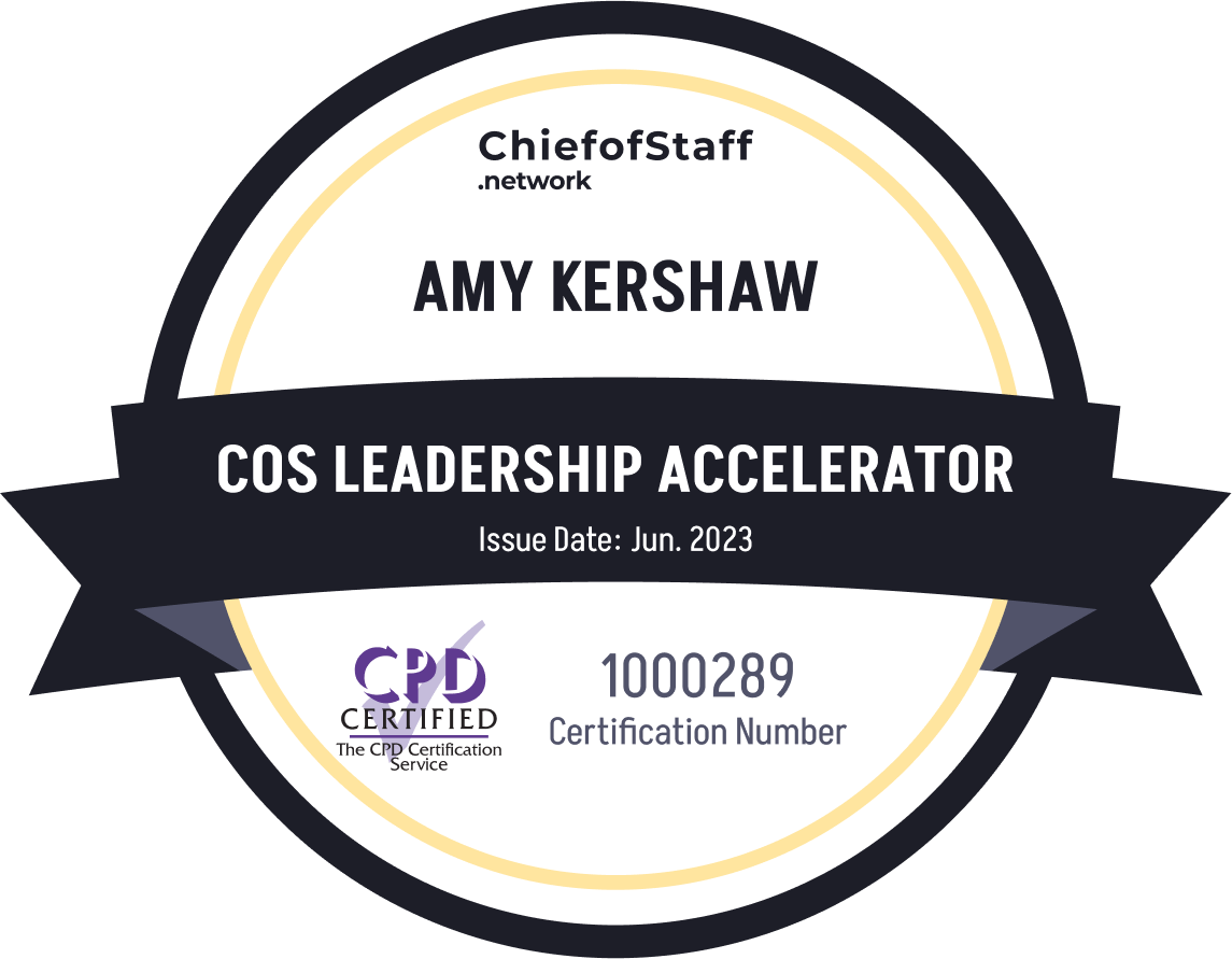 Amy Kershaw | Chief of Staff Network Alumni