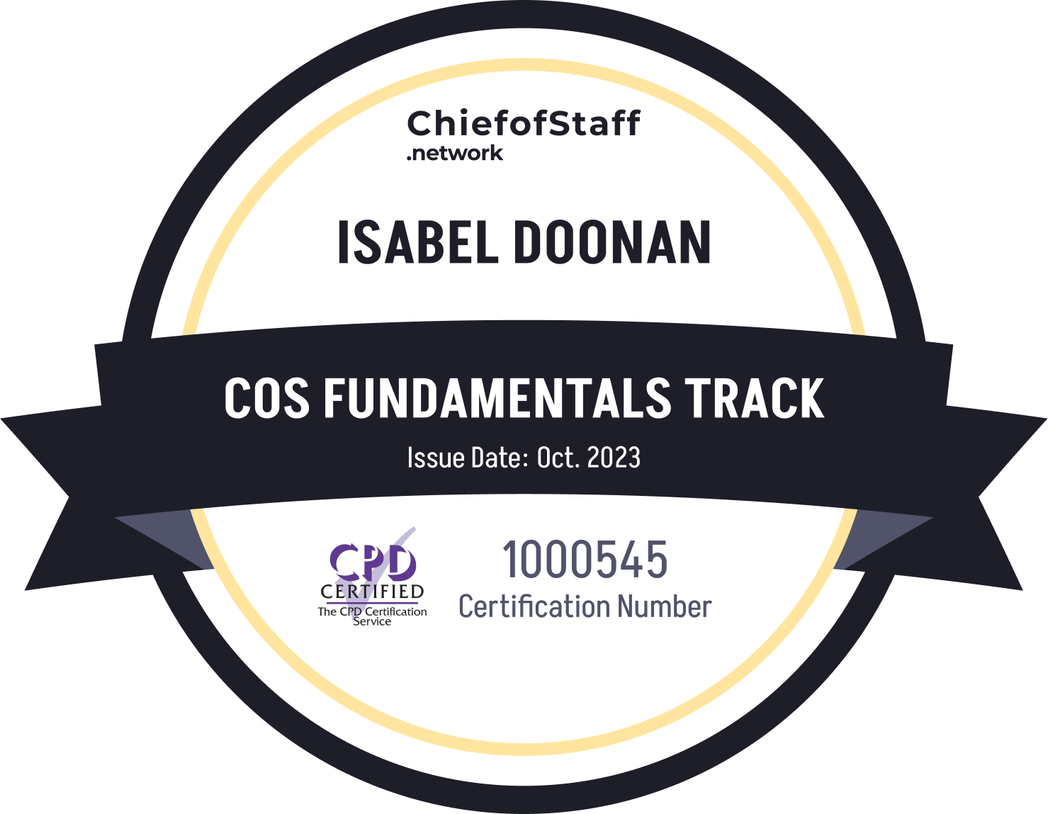 Isabel Doonan | Chief of Staff Network Alumni