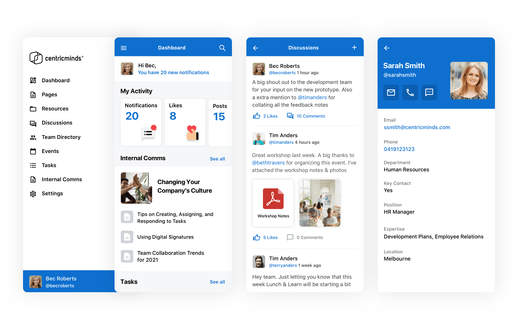 Mobile Intranet App | Download Apps | CentricMinds