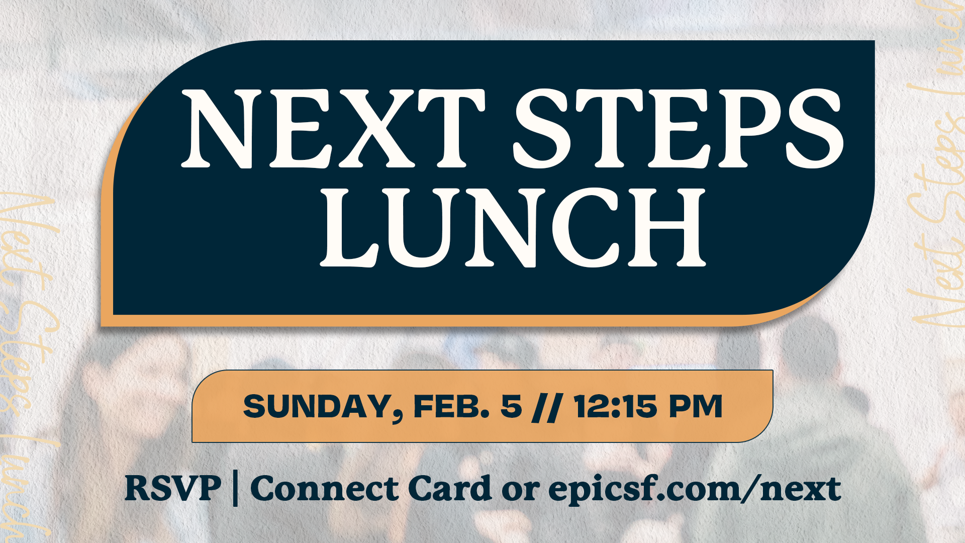 In Person and Online Events | Epic Church San Francisco