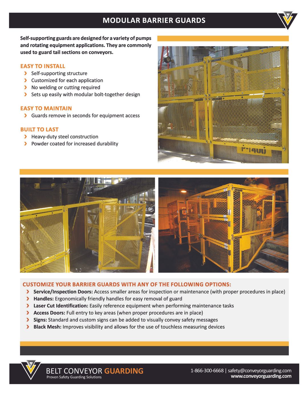 Industrial Modular Safety Barrier Guards | Modular Machine Guarding