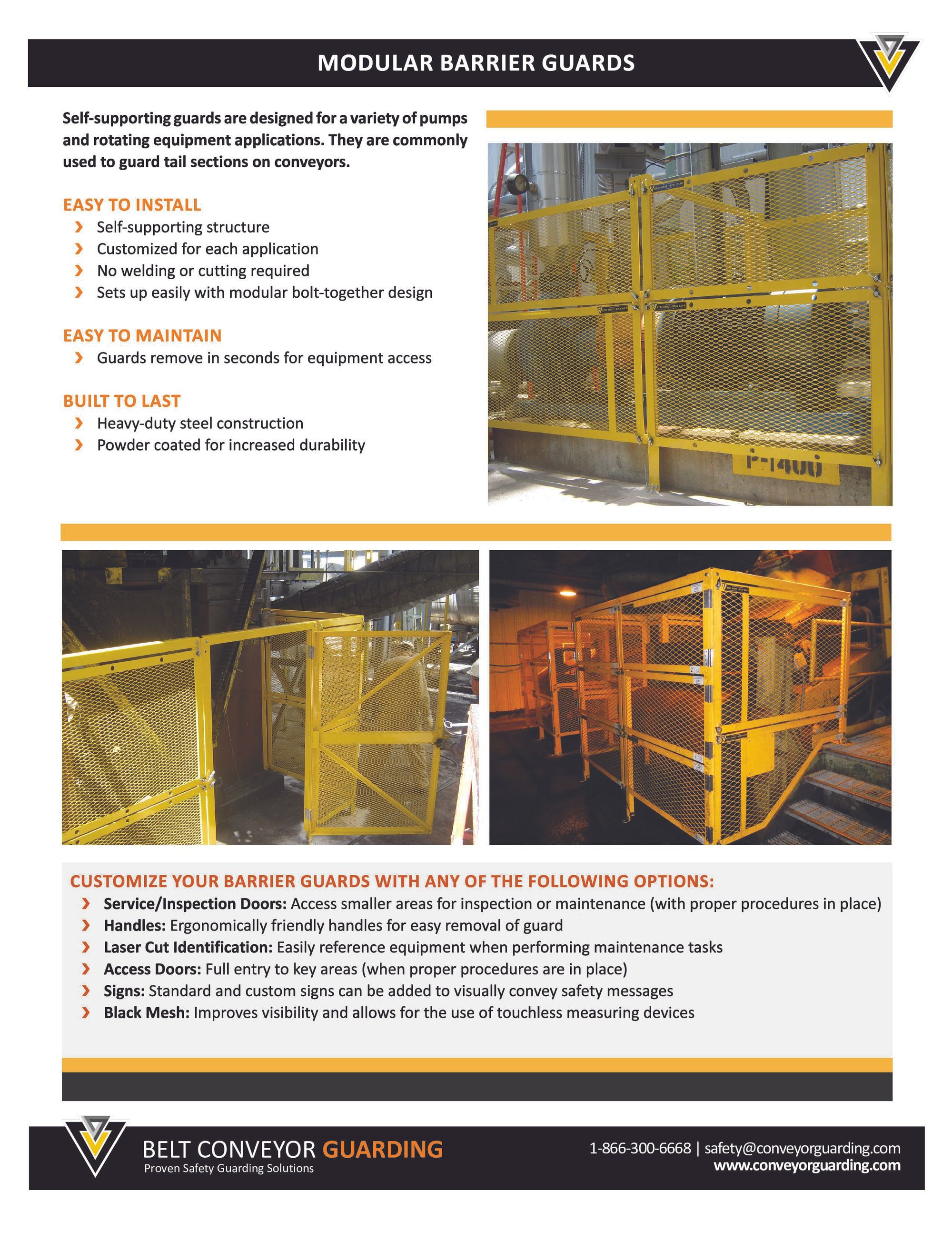 Industrial Modular Safety Barrier Guards | Modular Machine Guarding