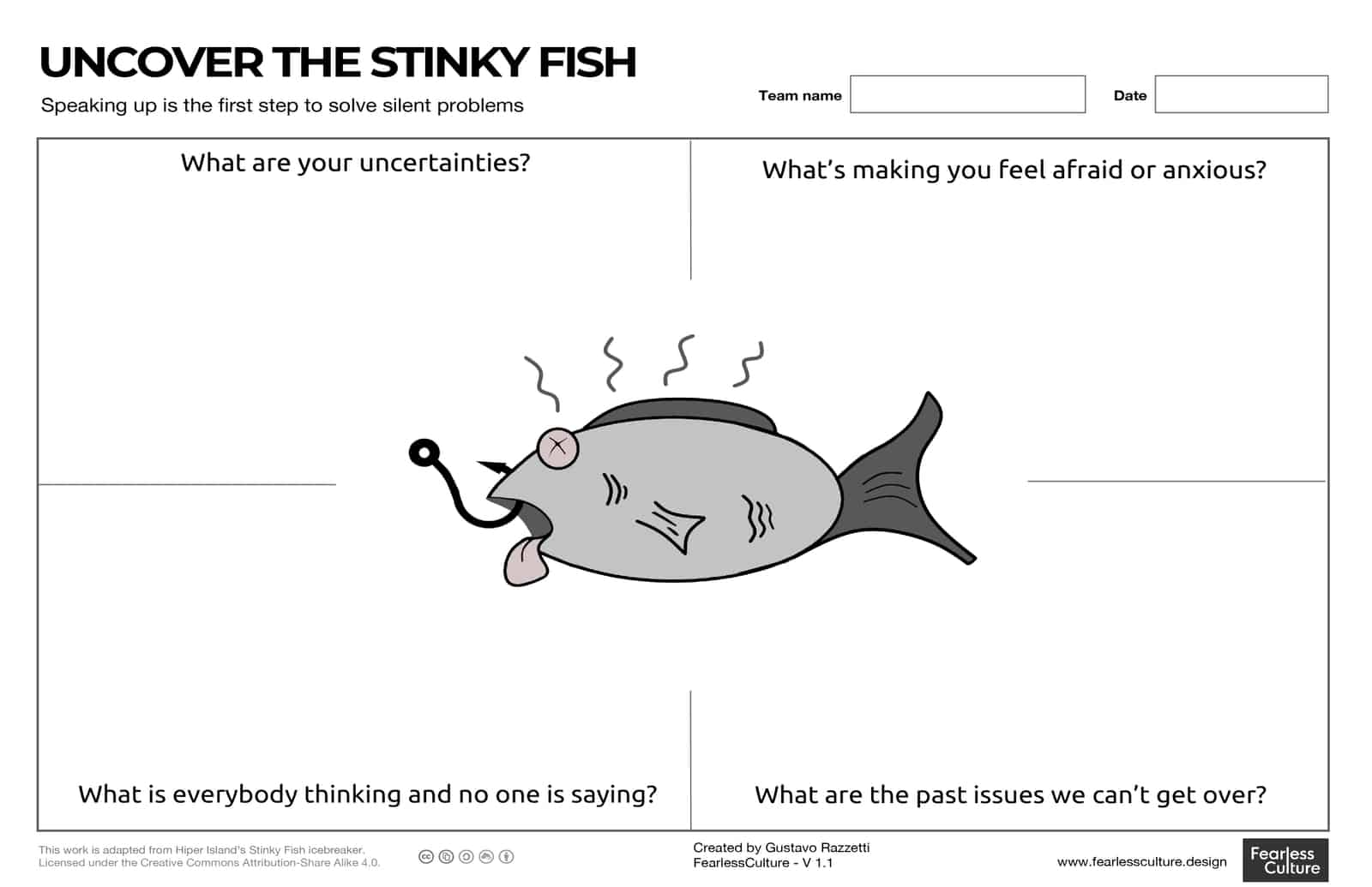 Uncover the Stinky Fish Canvas | By Gustavo Razzetti