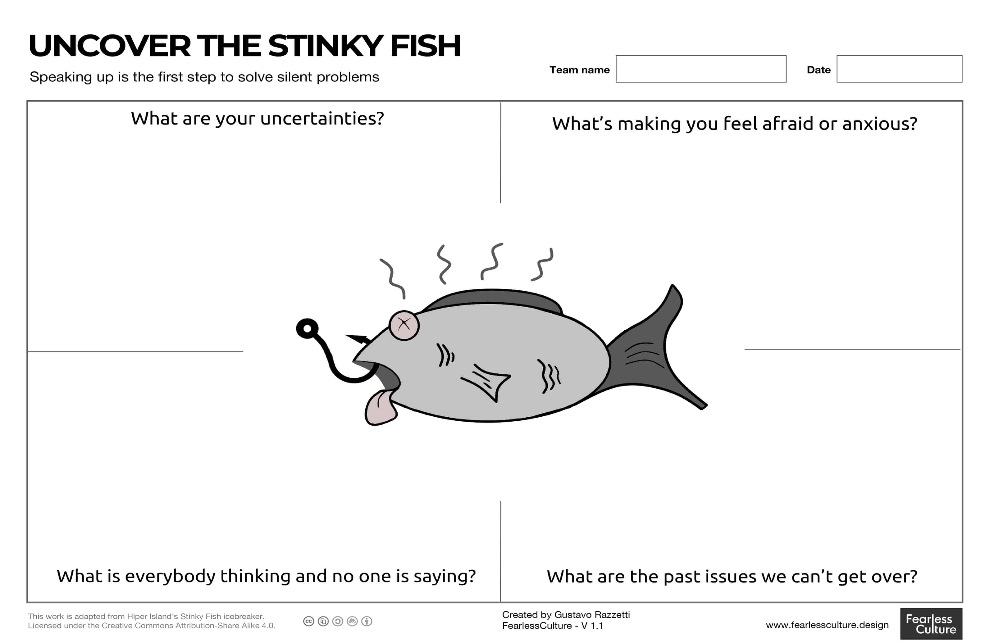 Uncover the Stinky Fish Canvas | By Gustavo Razzetti