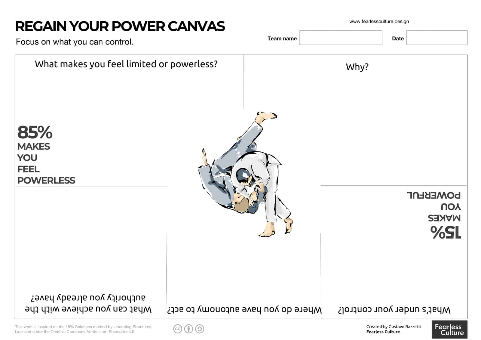 Regain Your Power Canvas | By Gustavo Razzetti