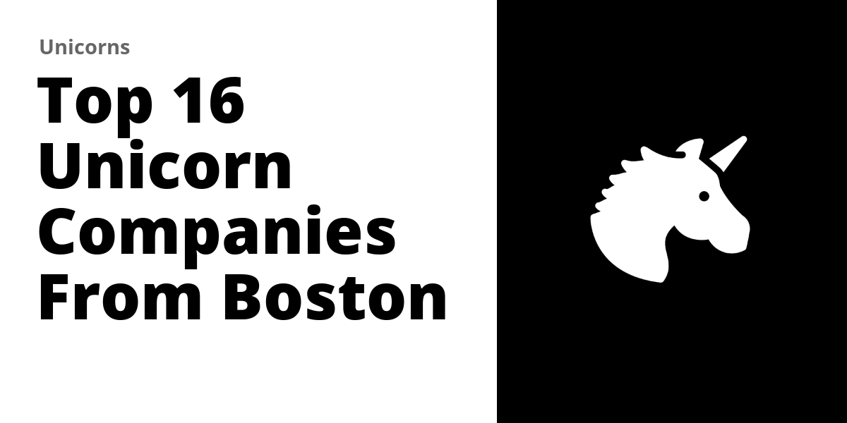 Top 16 Unicorn Companies From Boston
