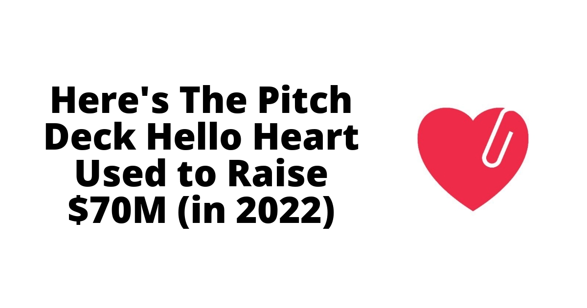 The Pitch Deck Hello Heart Used to Raise $70M
