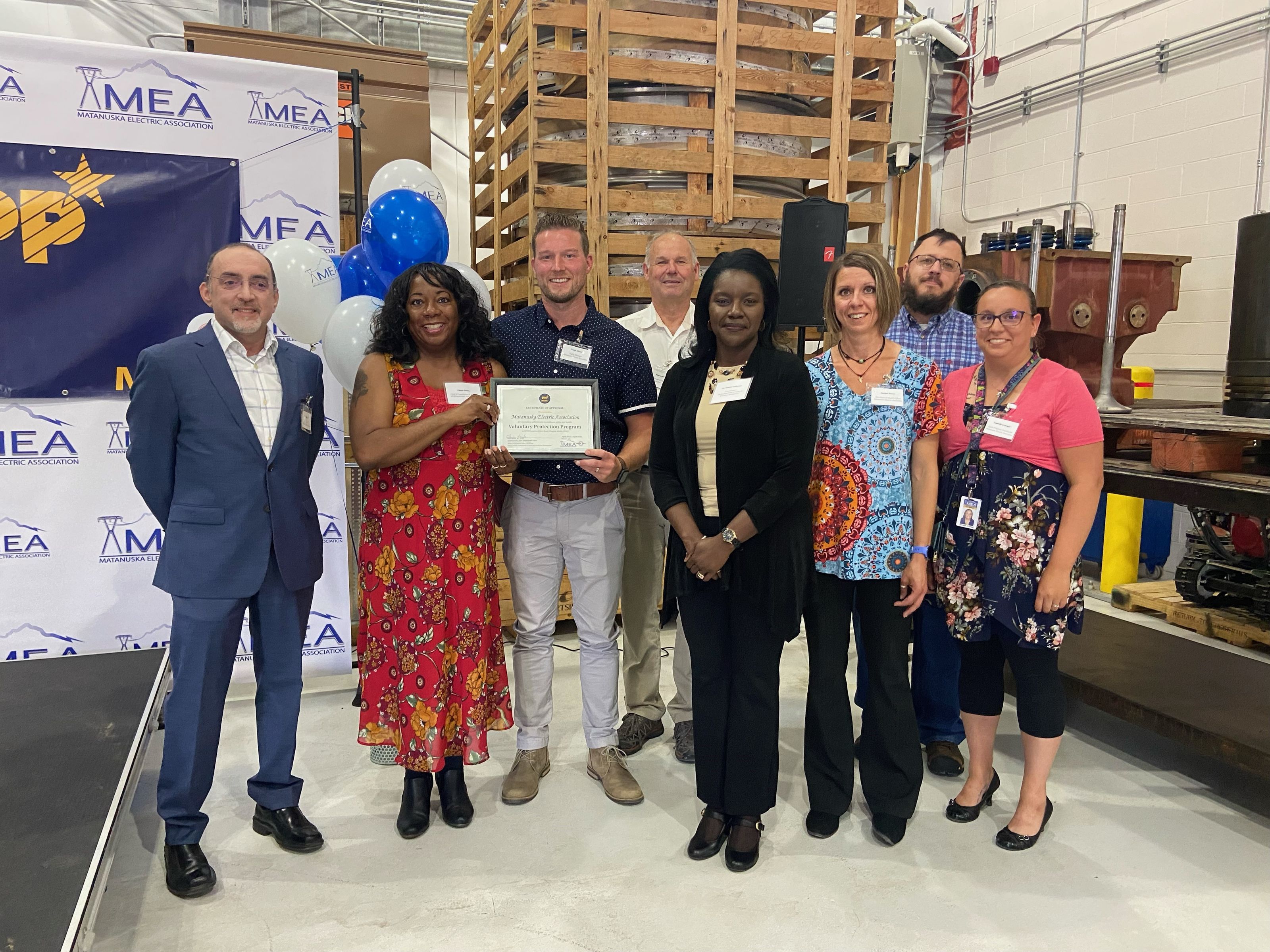 MEA Power Plant Receives Top Tier Safe Workplace Status from the State ...