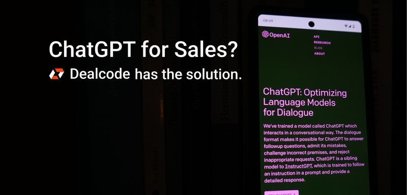 Dealcode AI Sales Message Generator- like ChatGPT for Sales | Dealcode